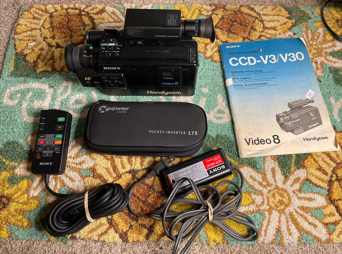 Video Camera With Video Tape