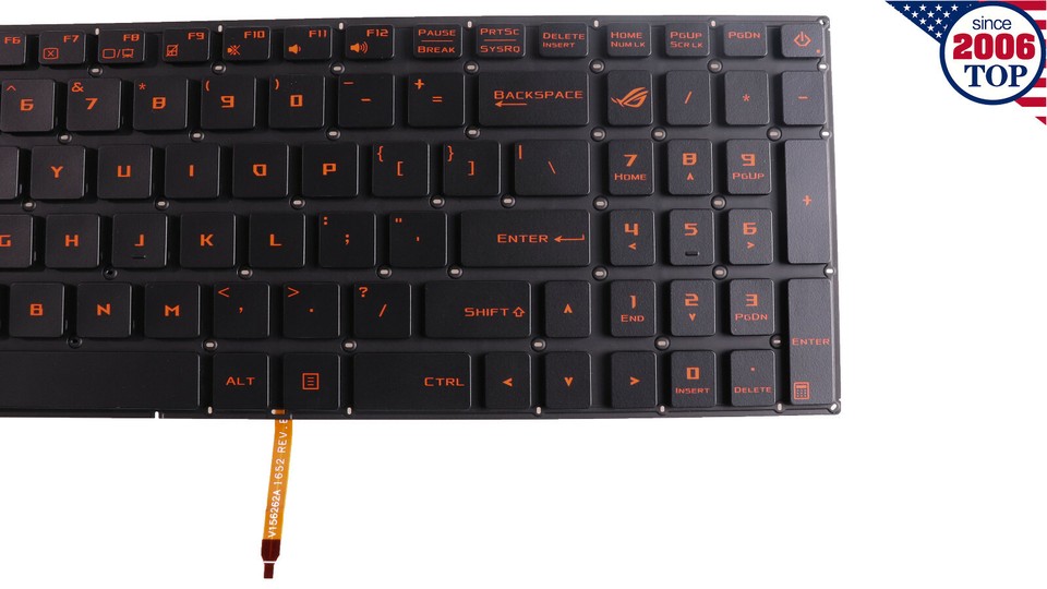 Original US Keyboard with Backlit for ASUS ROG Strix GL502 GL502V GL702 ...