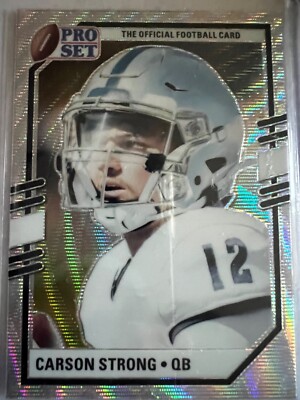 Carson Strong QB 2022 Pro set Leaf card # PSP-CS1 | eBay