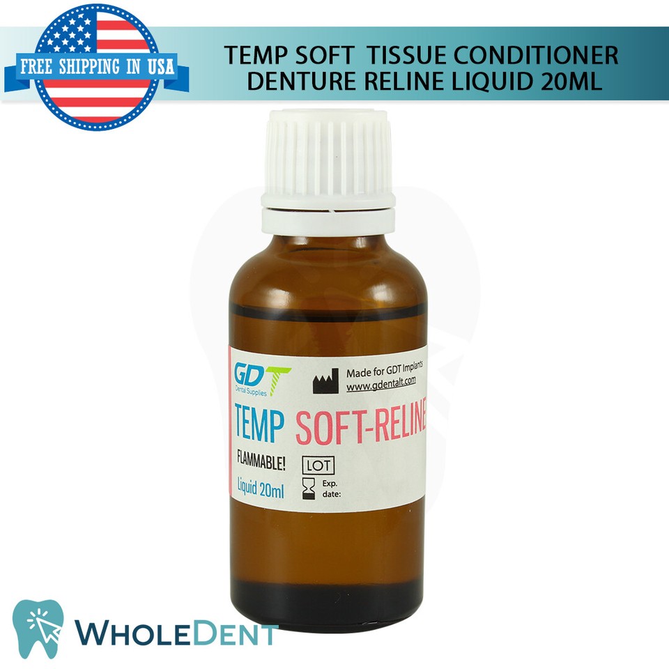 Self Curing Resin For Temp Soft Reline Home Use Kit DIY Denture ...