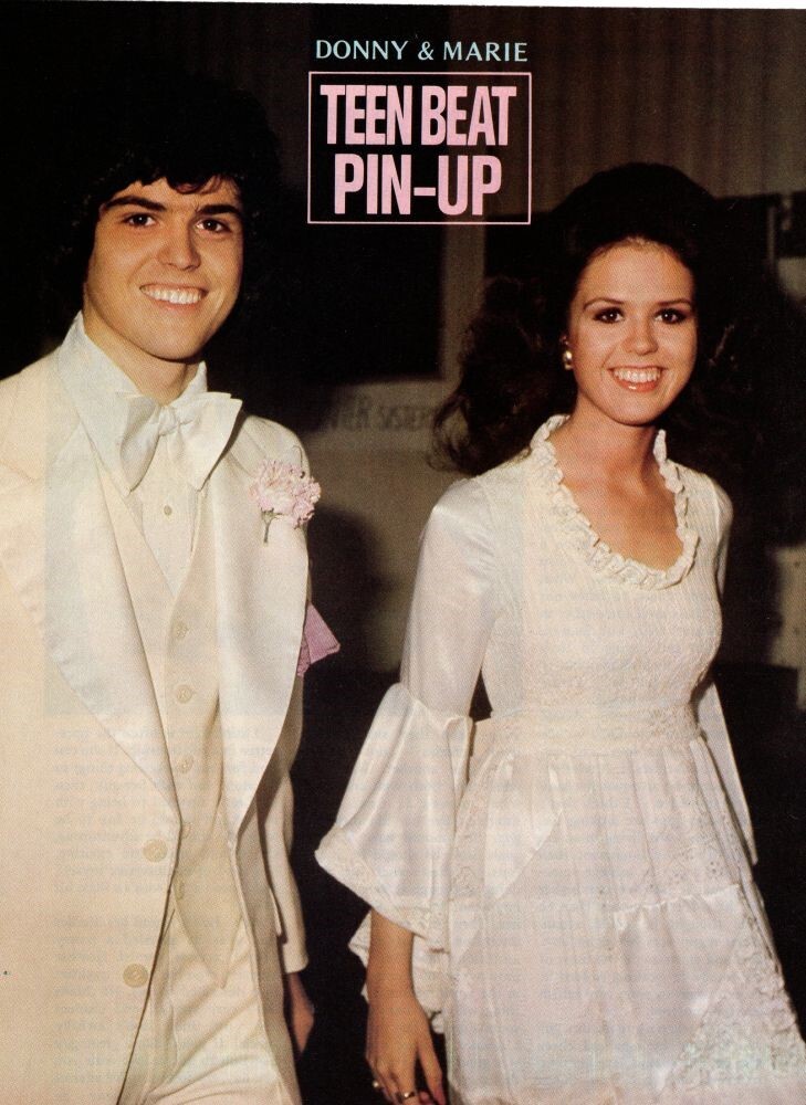Donny & Marie Osmond pinup Robert Bob Urich picture photo article ...