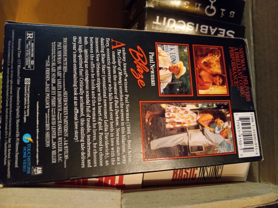 Blaze VHS Paul Newman, Lolita Davidovich 1996 Touchstone Home Video 717951915030| eBay