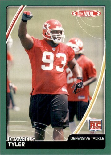 2007 Topps Total Tank Tyler RC Kansas City Chiefs #503 176107 | eBay