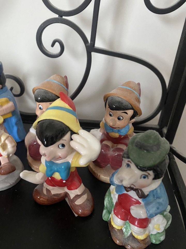 Pinocchio Collectables Lot Walt Disney Figures Rare Vintage Schmid ...