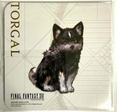 Final Fantasy XVI Square Enix Cafe Original Coaster Torgal Puppy FF16 ...