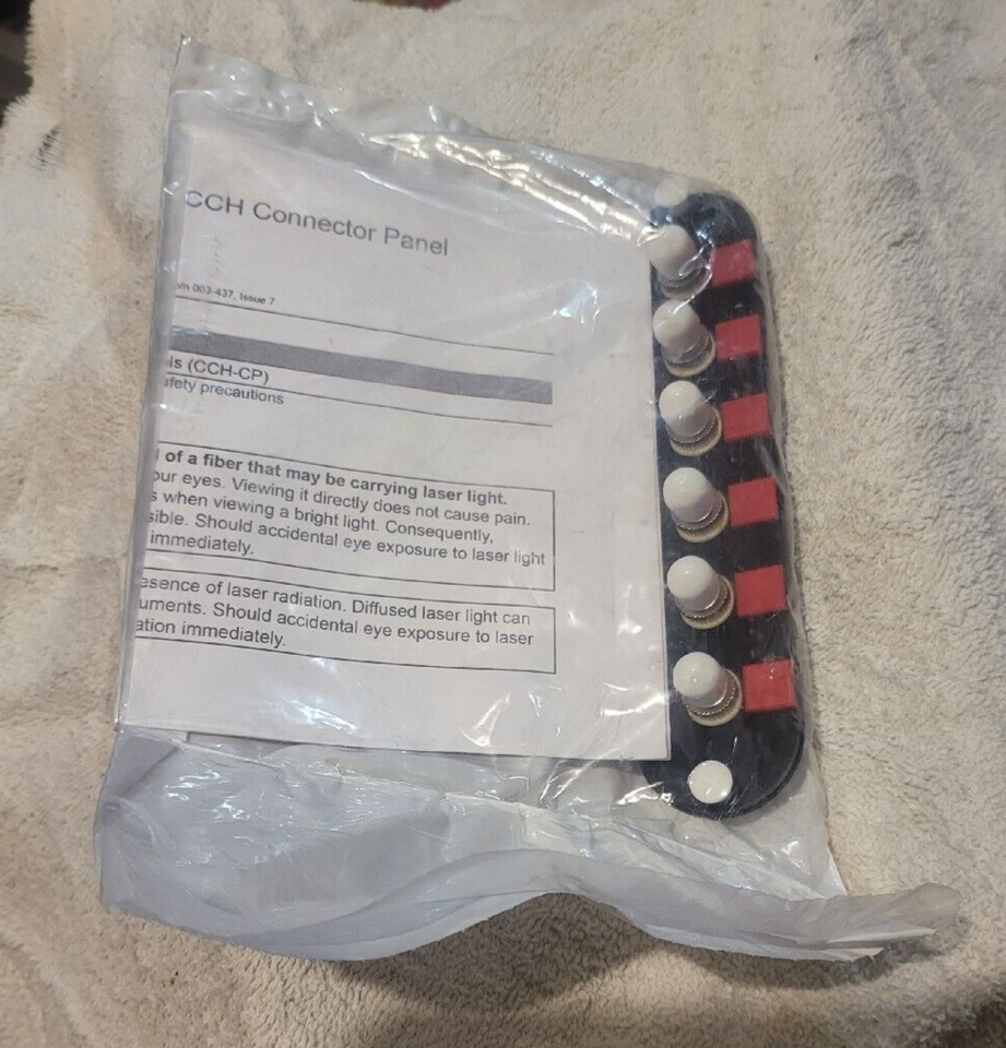 Corning CCH-CP06-15T Panel ST Multimode, Simplex, 6 Fiber OM1, 62.5 um ...