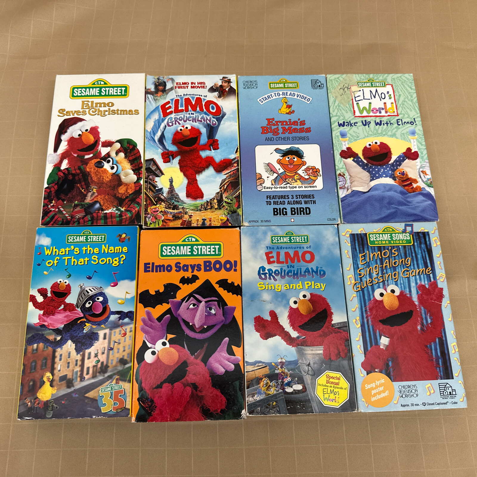 8 Sesame Street VHS Lot Sing-Along Songs, | Grelly USA