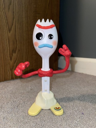 Toy Story 4 Forky Talking Smiling Frowning Disney Store Figure | eBay