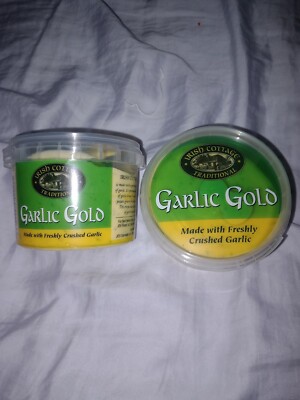 2 tubs of Garlic gold garlic butter spreadable 220g x2=440g. Free P&P ...