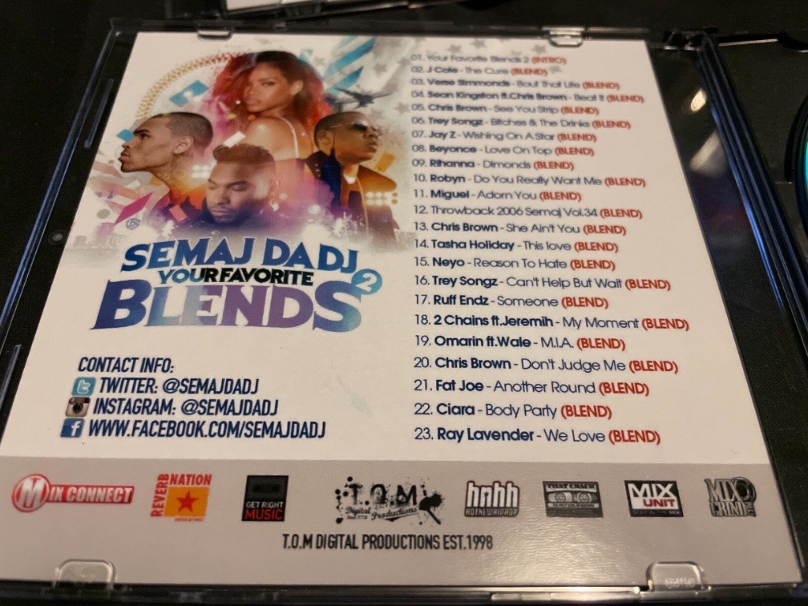 Semaj da Dj - Your Favorite Blends 2 (MIX CD) HIP-HOP/R&B/RAP (BLENDS) MixTape | eBay