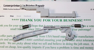 HINGE SPRING KIT INPUT TRAY HP LASERJET P4014 P4015 M601 M602 M603 RC2 ...