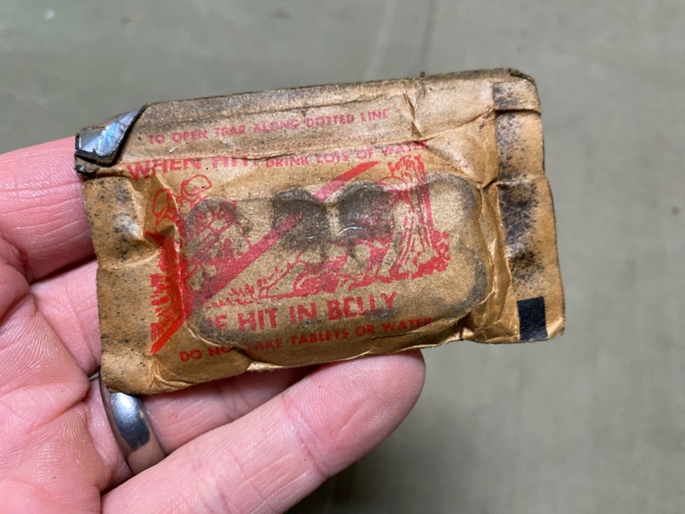 RARE ORIGINAL WWII US ARMY FIRST AID CARLISLE WOUND TABLETS SULFA ...