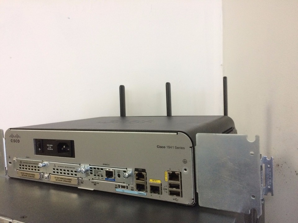 CISCO 1941W-A/K9 GIGABIT SECURITY Wireless ROUTER 1941W-A-N-SEC/K9 802 ...