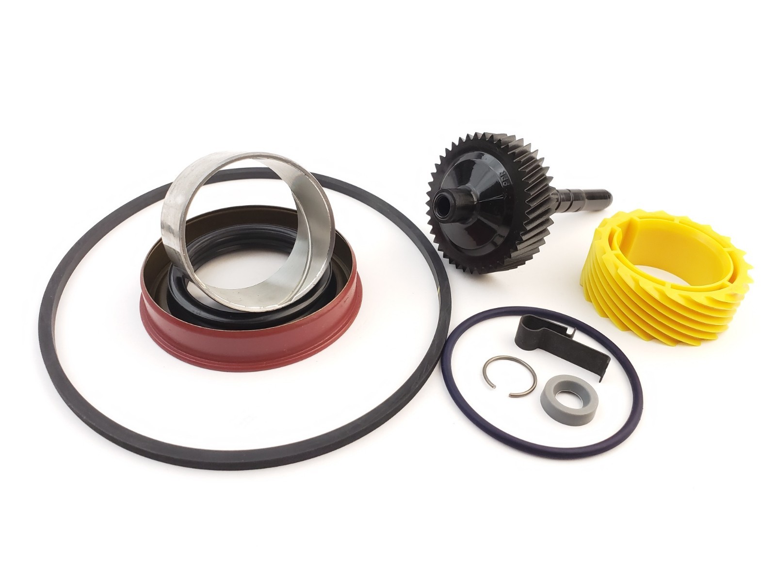 GM TH350 Transmission Tail Housing Set up w 40 & 19 Tooth Speedometer ...