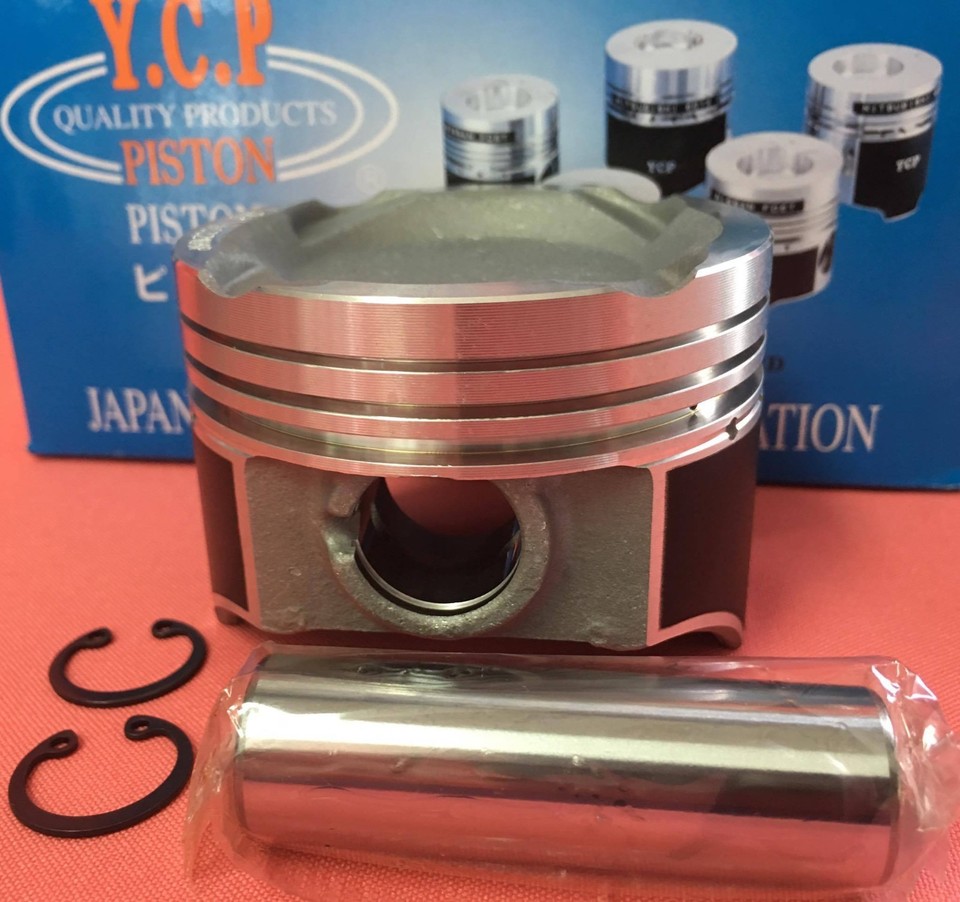 YCP 76mm 040 Vitara Pistons Teflon Coated Low Comp + Rings + Honda D16 ...