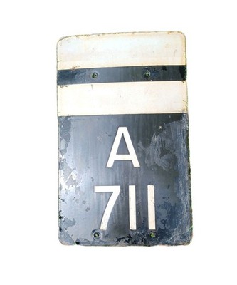 Railwayana B. R. Signal Alloy Plate 'A 711' 50cm X 31cm From Dunton ...