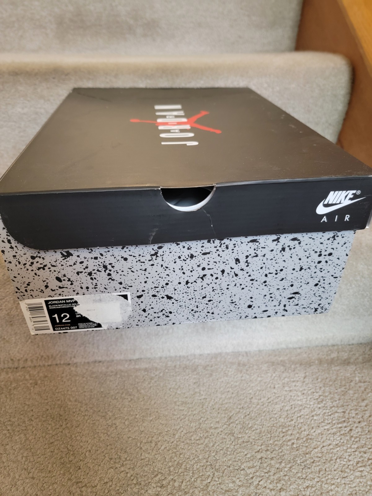 ***BOX ONLY*****Nike Air Jordan Jumpman MVP Black/Met… - Gem