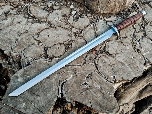23" Massive HANDMADE D2 Steel Hunting Sword , Long Sword, D2 sword TR ...