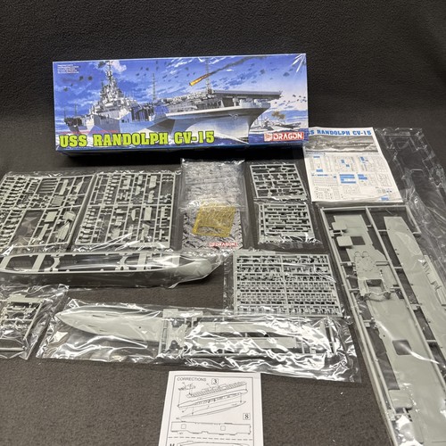 Dragon 7050 1:700 USS Randolph CV-15 Model Kit Opened Sealed Aircraft ...