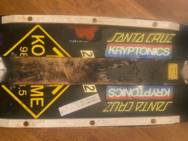 Vintage Kryptonics K-Beam skateboard complete Lazer trucks Kryptonics ...