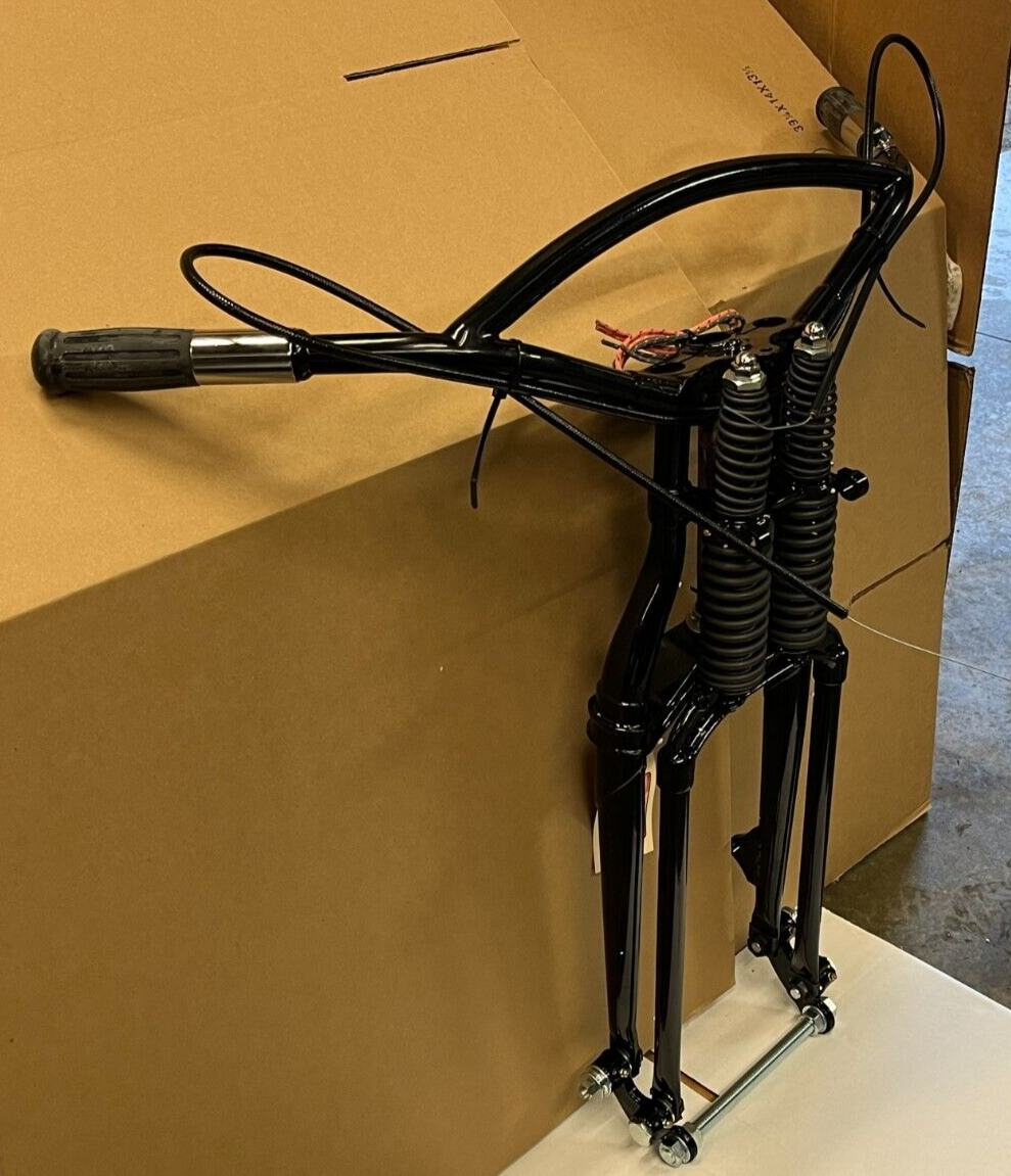 Harley Offset Springer Front End with Handlebars Complete (U244) | eBay