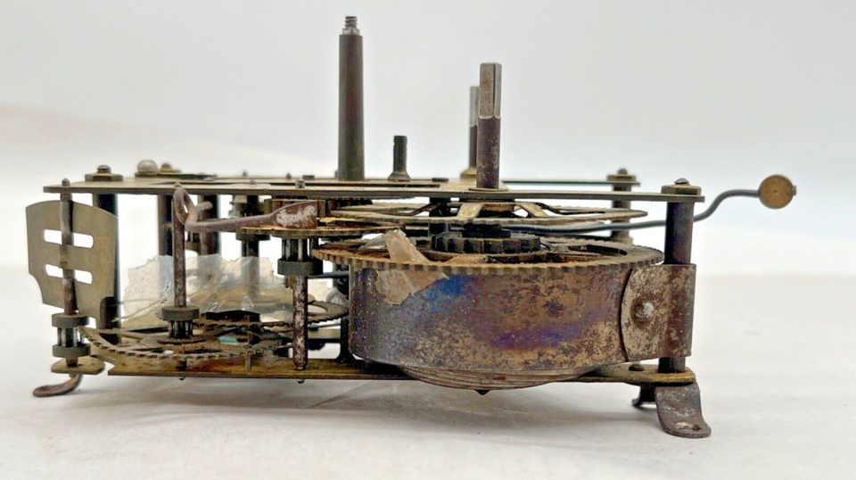 Vintage Japanese mechanical wind up clock movement (0026) | eBay