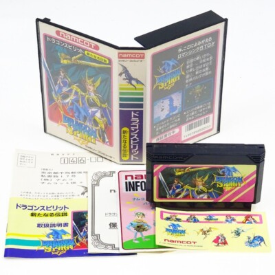 DRAGON SPIRIT Nintendo FC Japan Import Famicom NES namco NTSC-J ...