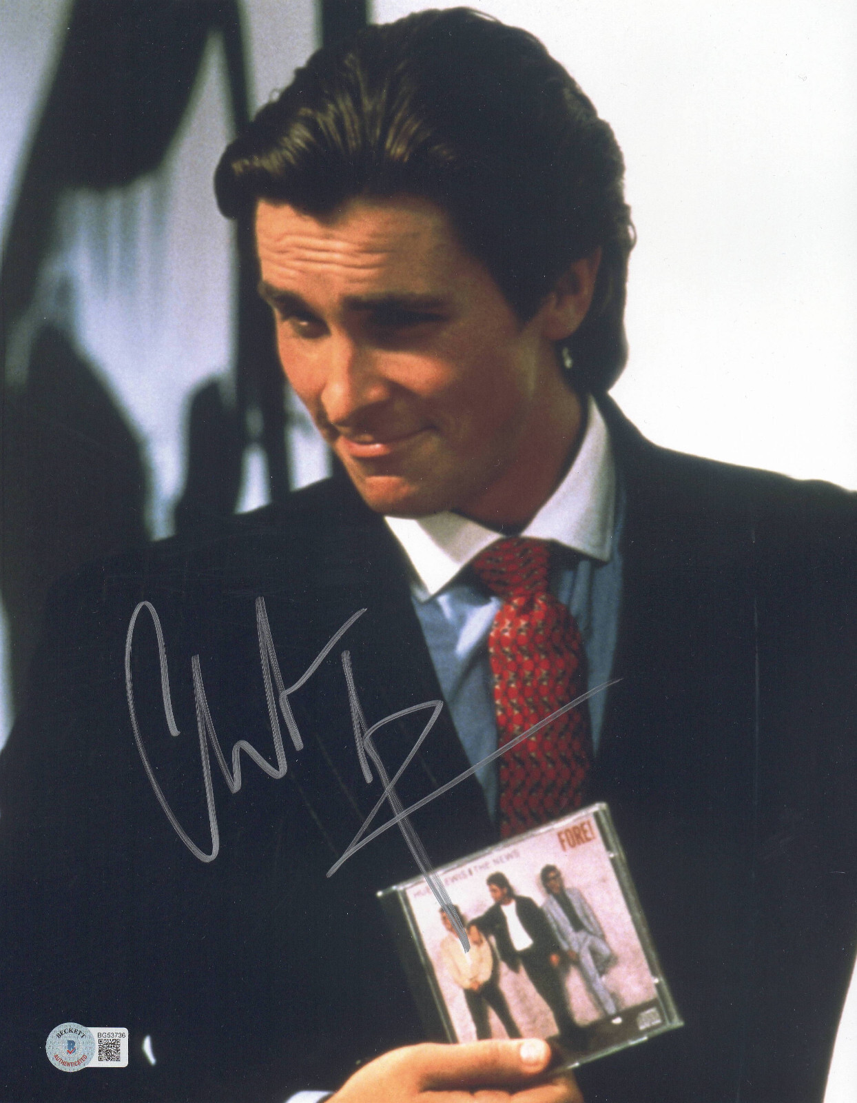 CHRISTIAN BALE SIGNED AUTOGRAPH 11X14 AMERICAN PSYCHO PHOTO BAS BECKETT ...