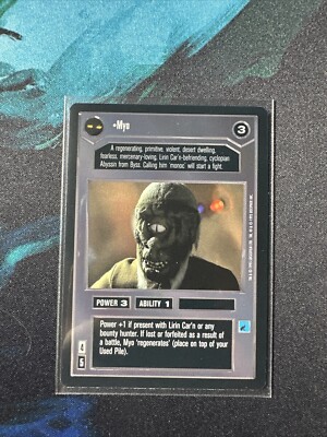 Myo Star Wars CCG Premiere Limited BB Dark Side Rare | SWCCG DS Singles ...