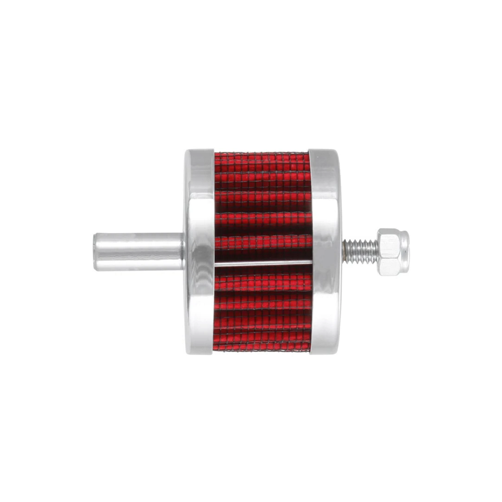 K&N Crankcase Vent Air Filter Chrome - Plated Steel Top And Base Plate ...