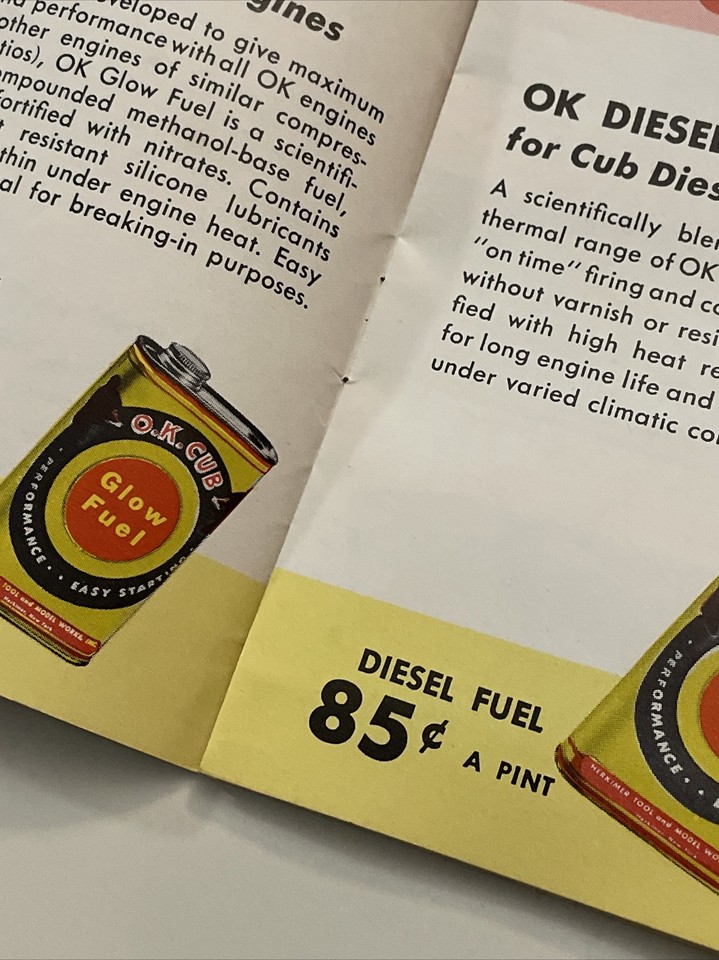 Vintage OK Engines & Parts Model Trains Catalog Brochure 1956 Herkimer ...