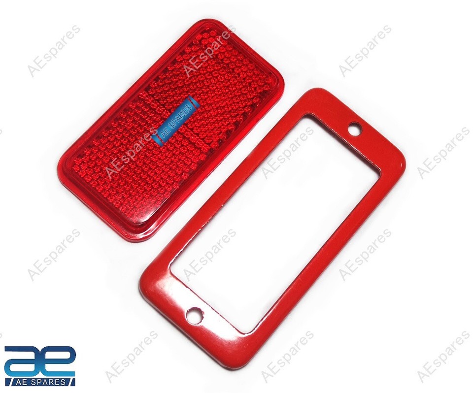 Red Mudguard Reflector Set For Massey Ferguson Tractor GEc | eBay