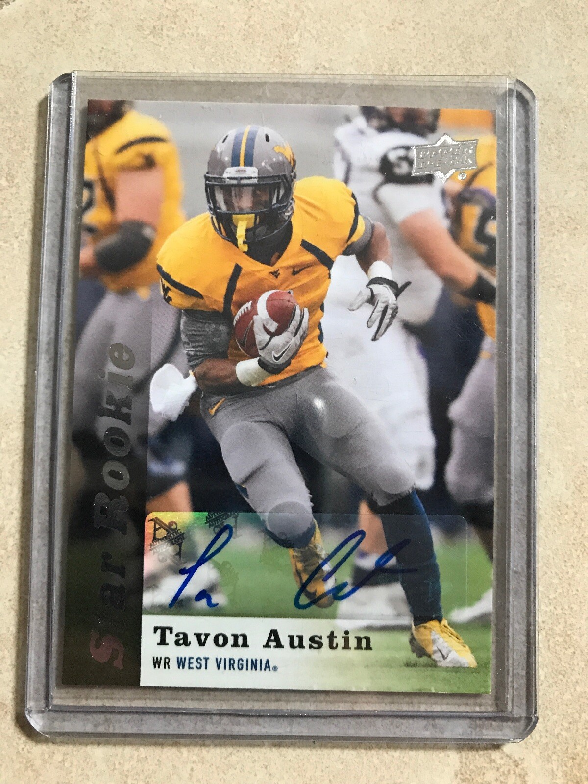 2013 Upper Deck Star Rookies Auto Autograph Tavon Austin Rookie Card | eBay