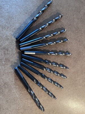 10 x Stück HSS-G Bohrer 4,0 mm lose Stufen Smart Step Tech Tip DIN 338 ...