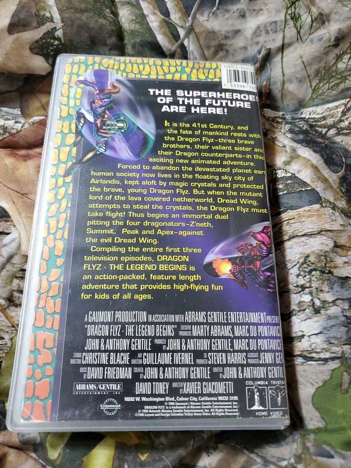 Dragon Flyz The Legend Begins VHS 1998 Sci-Fi Cult Animation ...