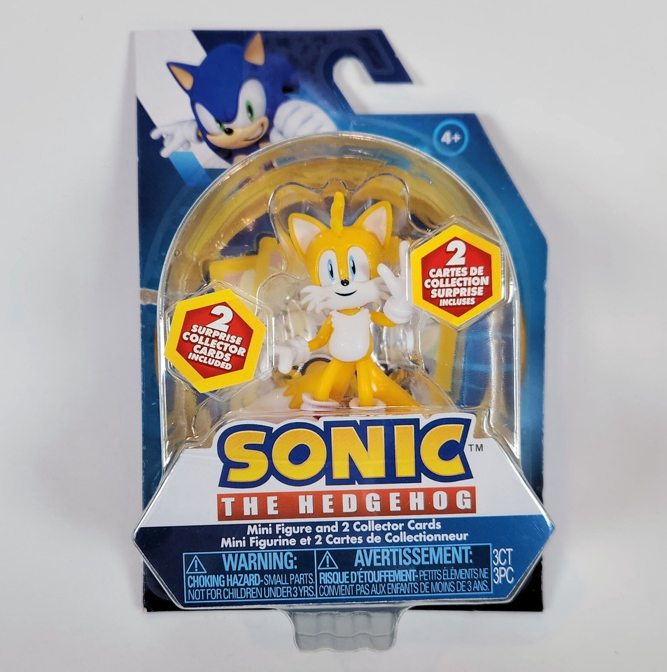 Sonic The Hedgehog 6 Mini Figure Complete Set w Collector Cards Sega ...