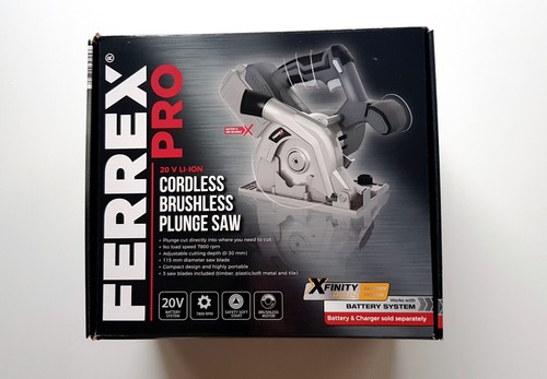 PLUNGE SAW. Ferrex Pro. 20V Xfinity+ Cordless-Brushless motor. New ...