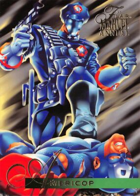 AMERICOP / 1995 Fleer Flair Marvel Annual BASE Trading Card #108 | eBay