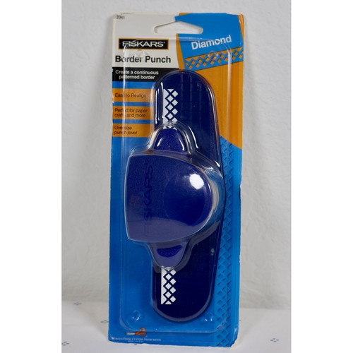 Fiskars Border Punch Diamond Pattern New in Package Scrapbooking Craft ...