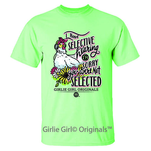 Girlie Girl Originals Selective Chicken 2591 Mint Short Sleeve T-Shirt ...