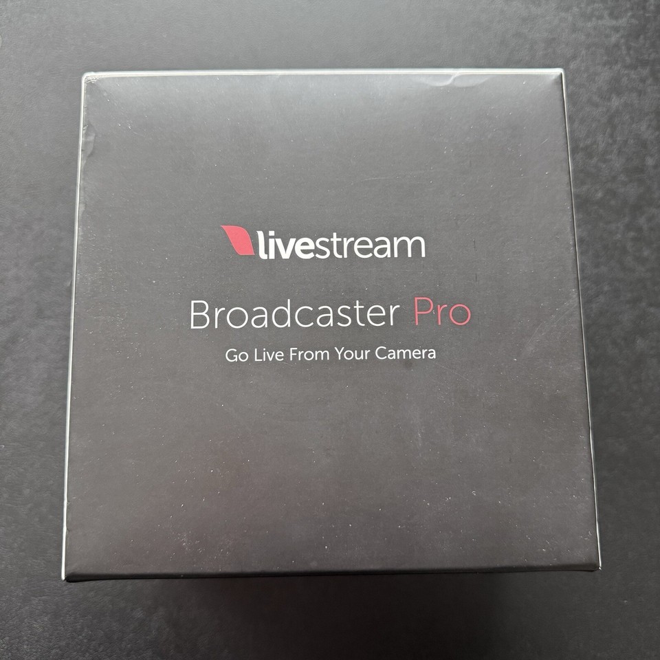 Livestream Broadcaster Pro Streaming Encoder BCP100 Open Box Never Used ...