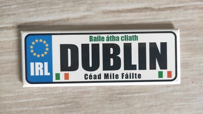 DUBLIN FRIDGE MAGNET SOUVENIR IMAN | eBay