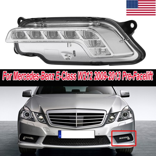 LED Daytime Running Light DRL Fog Lamp For Mercedes Benz W212 E300/350/ ...