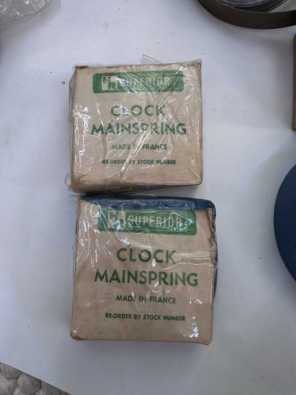 Lot Of 2 Replacement Main Springs For Antique Clocks- 3/4” X .018” X 96 ...