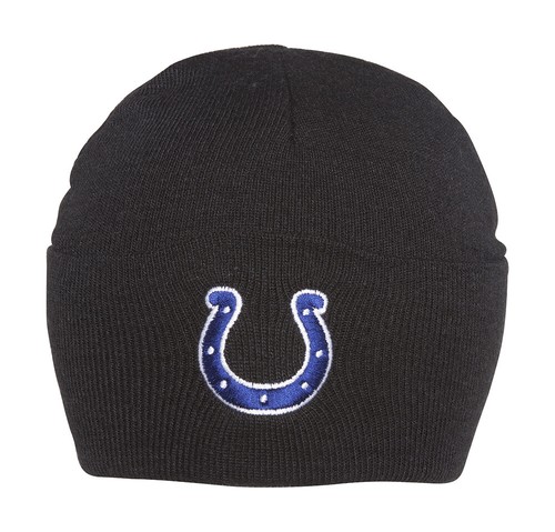 NFL Cuff Beanie Indianapolis Colts - Black | eBay