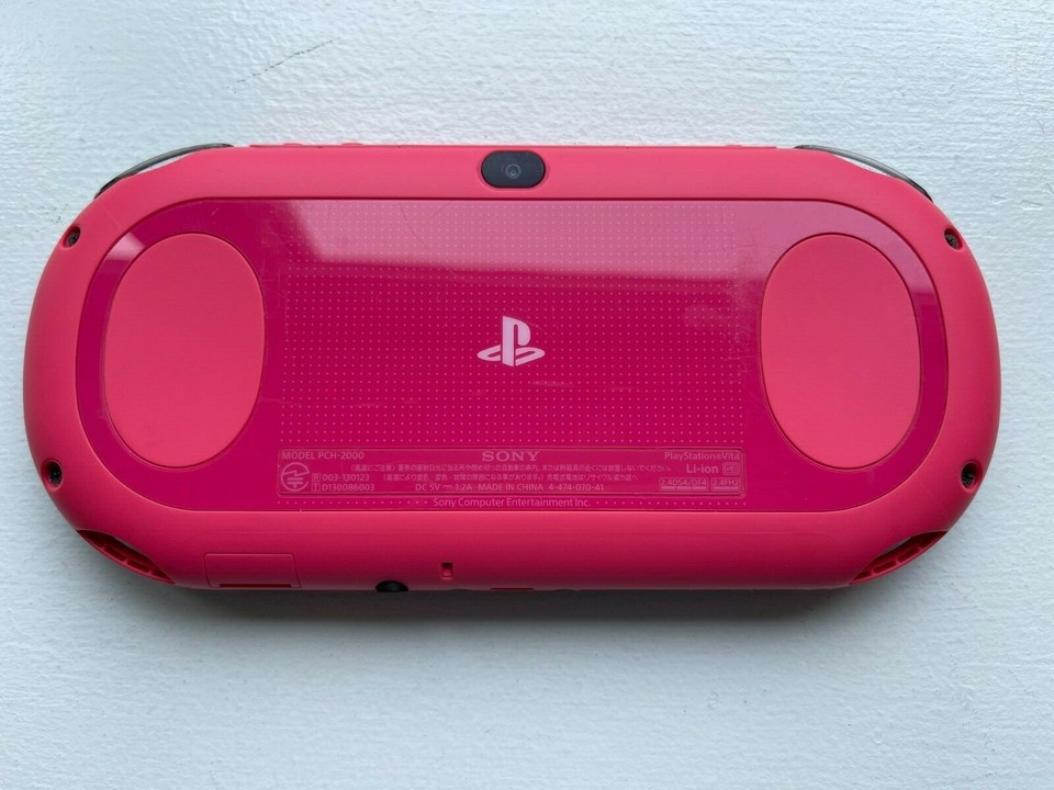 Sony Playstation PS Vita 2000 Slim PCH-2000- Pink Black+ Sony 8GB ...