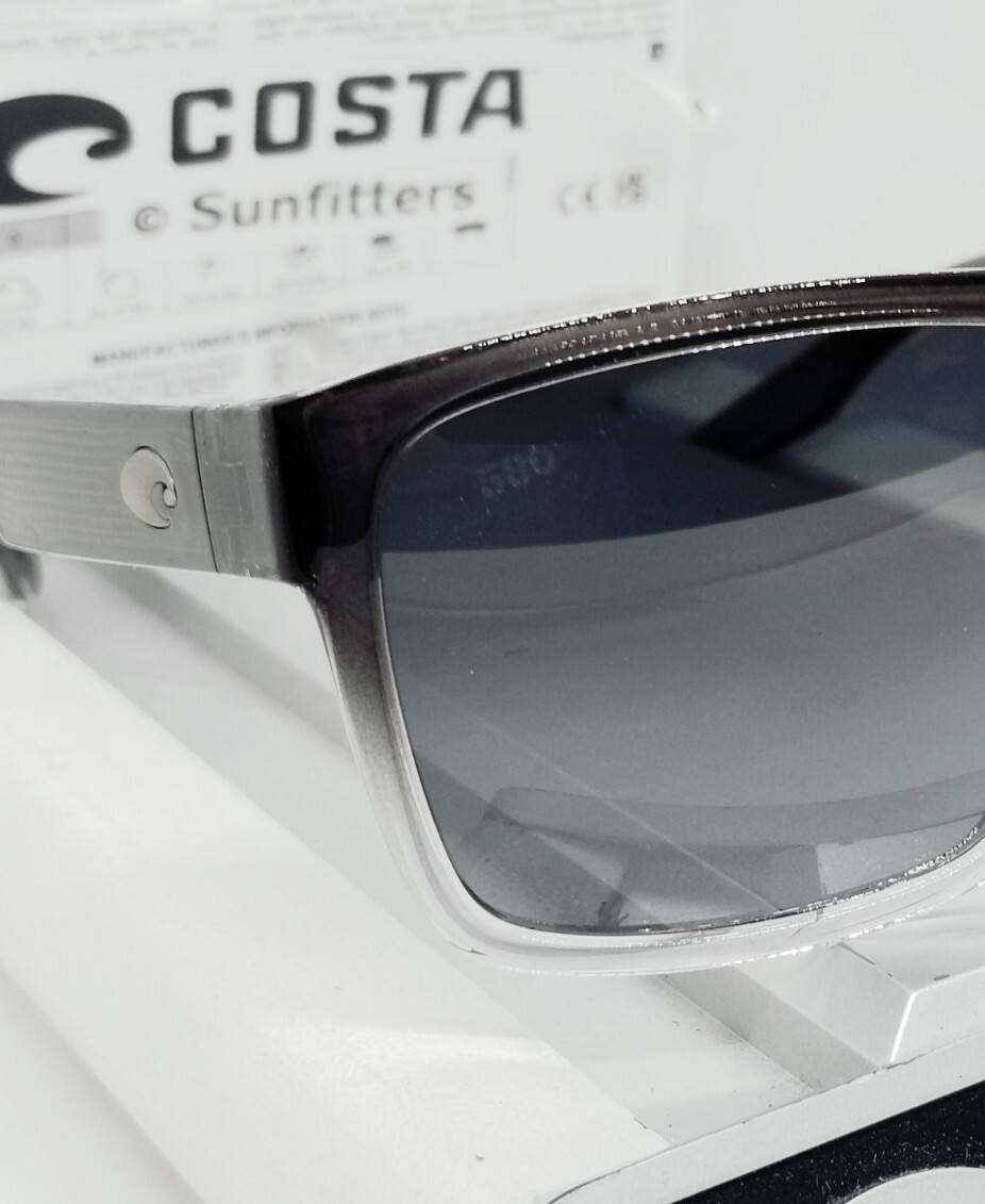 COSTA DEL MAR fog gray/gray gradient PAUNCH XL polarized 580G ...