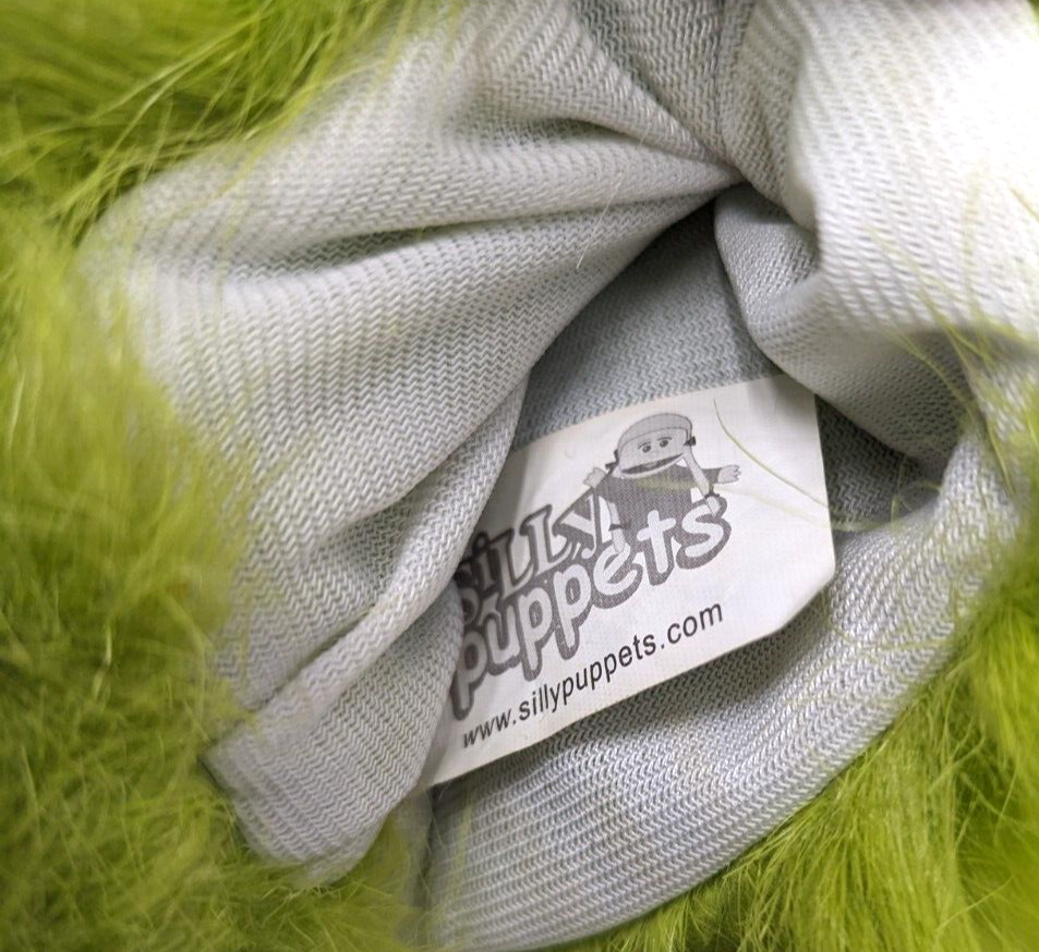 SILLY PUPPETS 14" SCRUFFY GREEN MONSTER HAND PUPPET 2014 | eBay