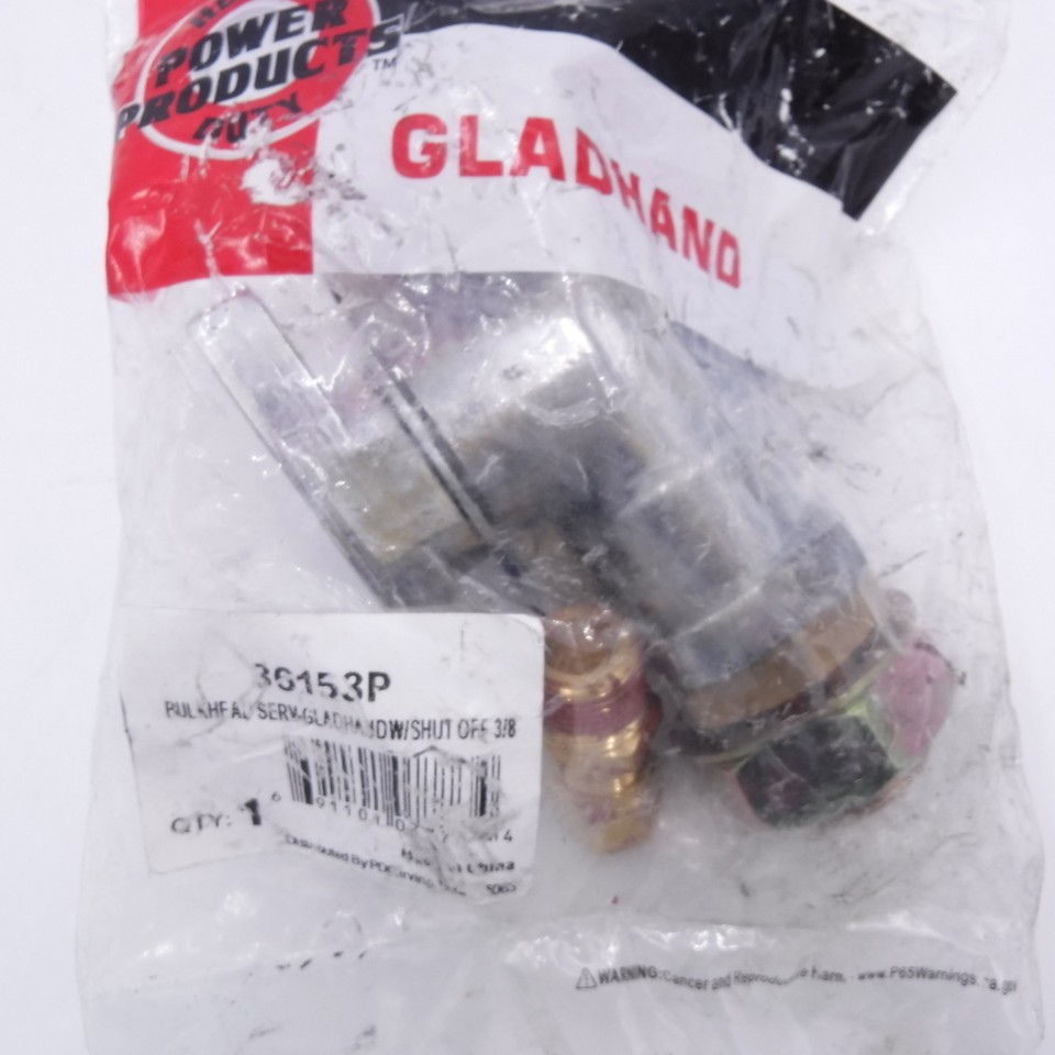 Power Products Glad Hands 36153P Shut Off Sloan Valve 3/8" | eBay