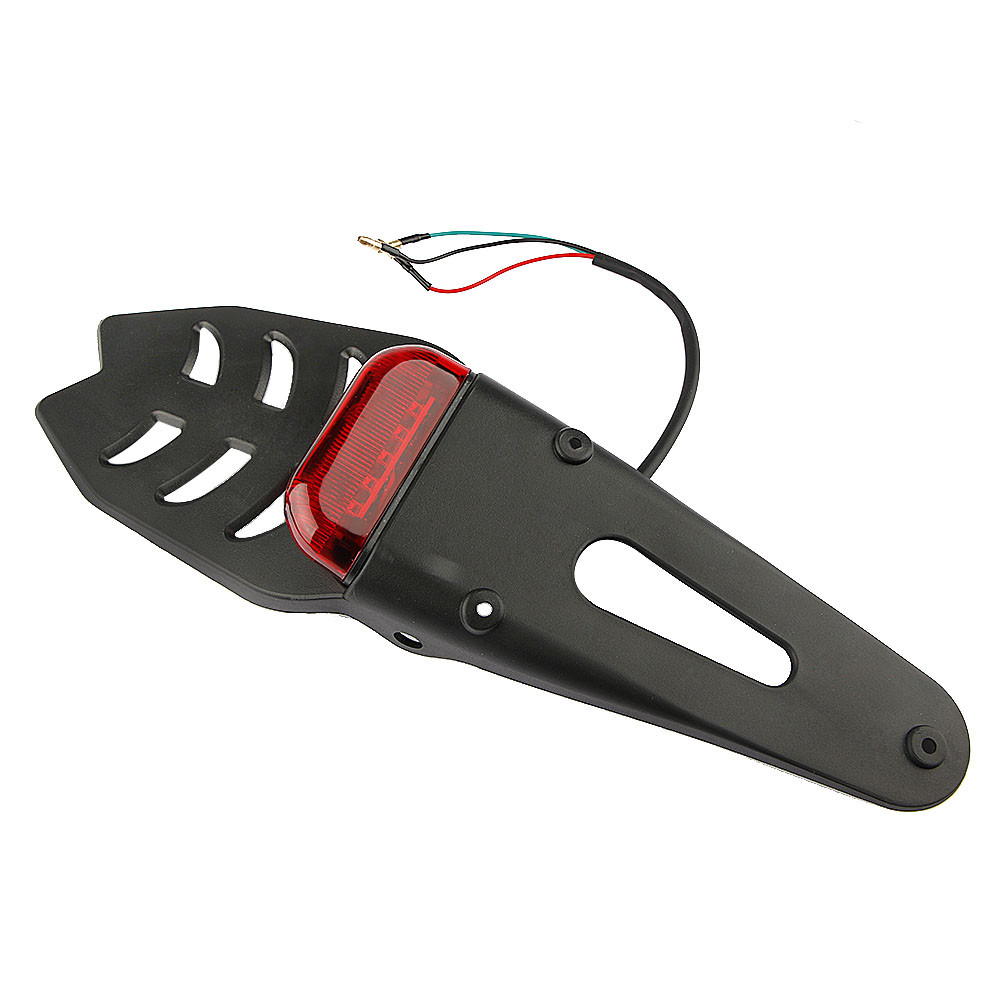 12LED REAR HECK FENDER Motorrad RÜCKLICHT BREMSLICHT FÜR ENDURO YAMAHA ...